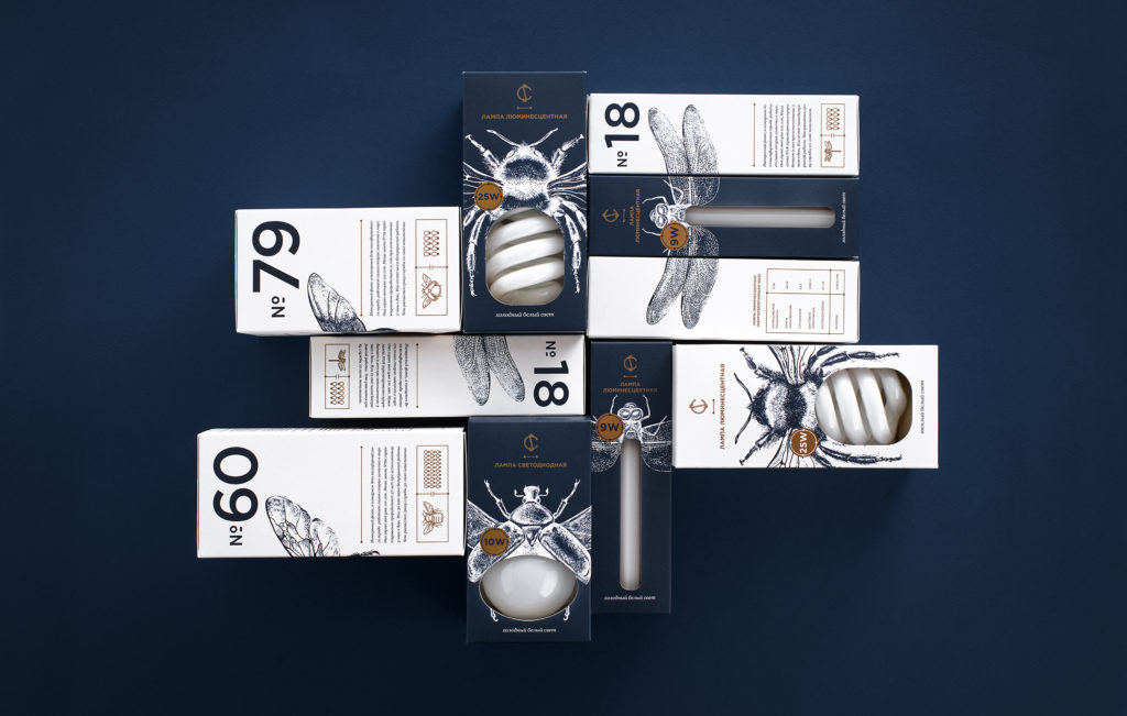 Evocative Light bulb product branding and packaging design ...